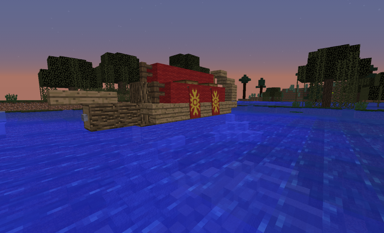Canoe ship Minecraft Map