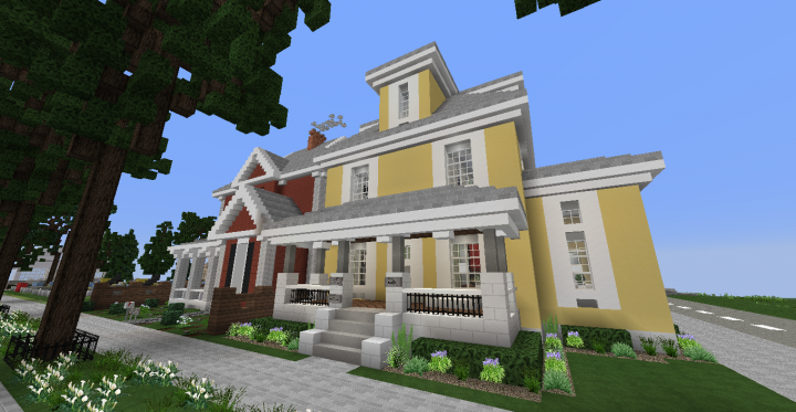 Four Square House (UTB Server) Minecraft Map
