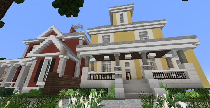 Four Square House (UTB Server) Minecraft Map