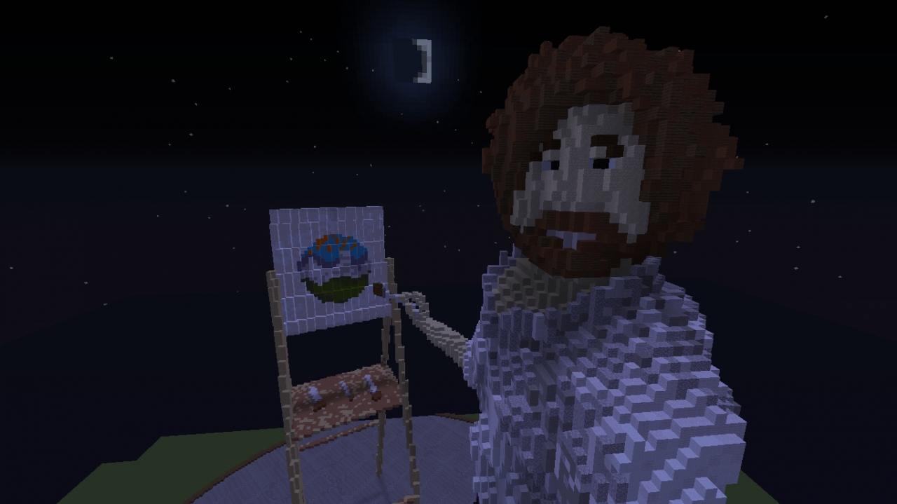 Bob Ross Tribute by Qu1nten. Minecraft Map
