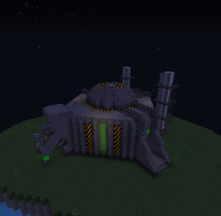 Starting the "All the mods 3" laboratorie base Minecraft Map