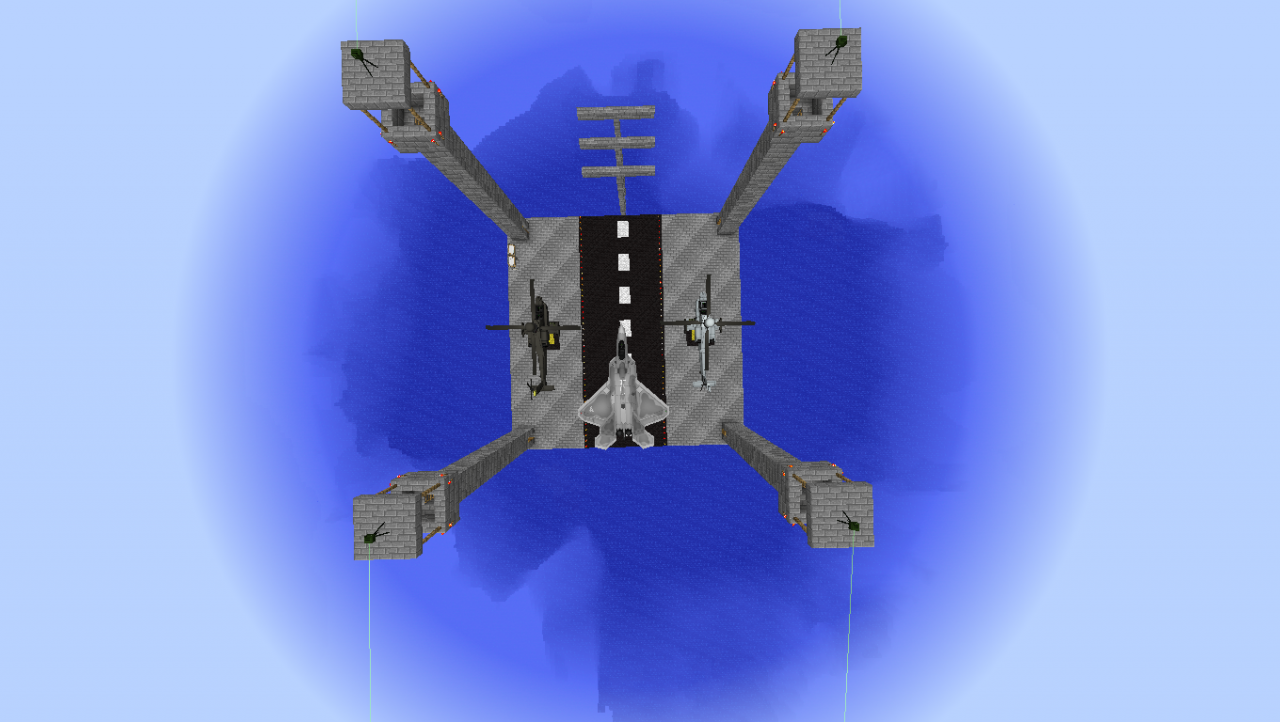 Mc-Heli / Air Base Minecraft Map