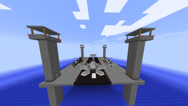 Mc-Heli / Air Base Minecraft Map