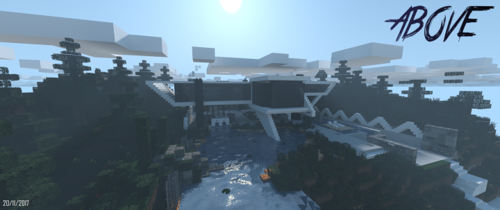 _ABOVE_ - Modern House. Minecraft Map