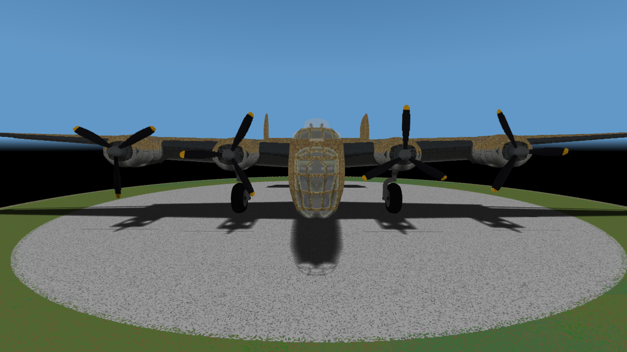 40:1 B-24D Liberator Minecraft Map