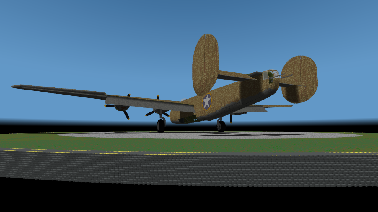 40:1 B-24D Liberator Minecraft Map