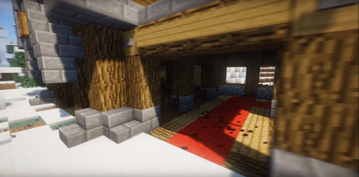 Custom Built Medieval Barn Time Lapse (Minecraft) With Video! Minecraft Map
