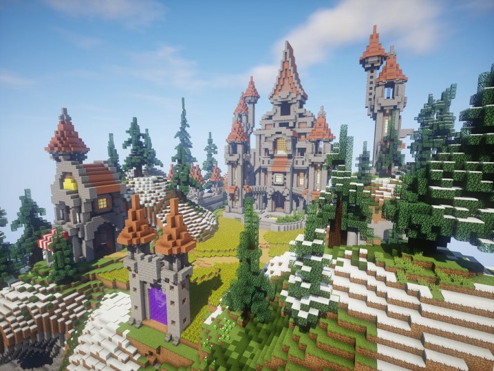 Amelia Winter Spawn Minecraft Map