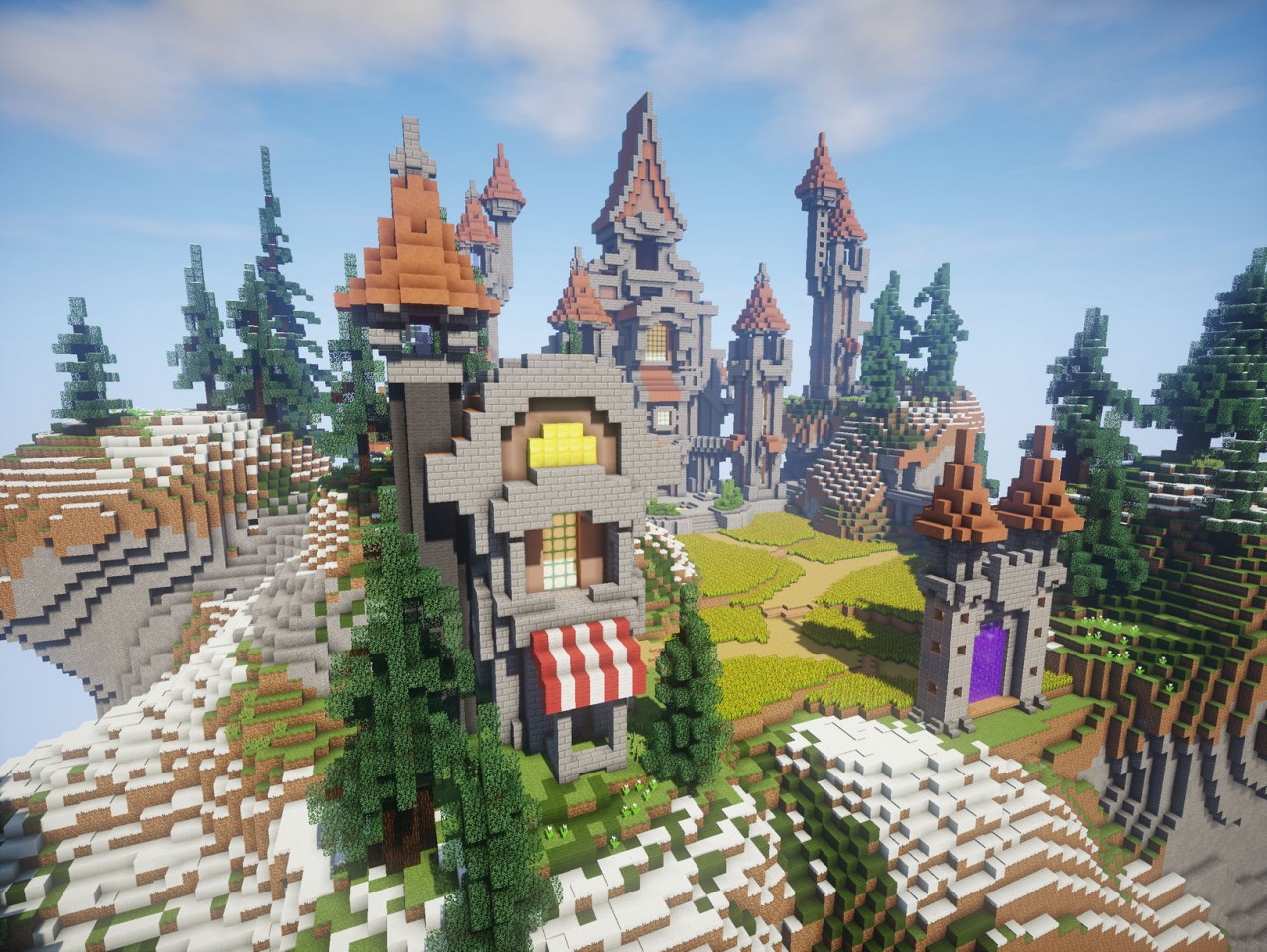 Amelia Winter Spawn Minecraft Map