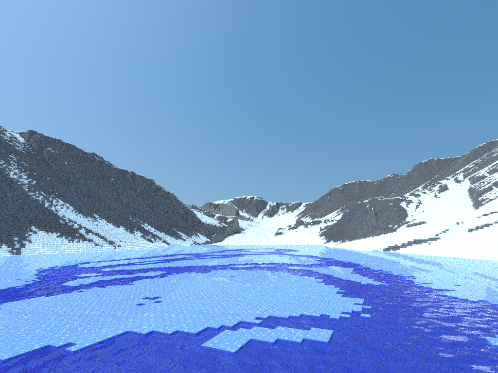 Snowy Mountains Minecraft Map