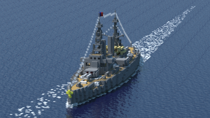 [OIR] Melina-class Battleship Minecraft Map