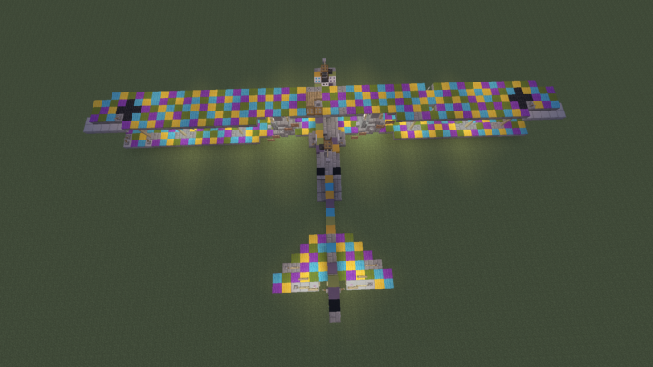 WW1 German Gotha G.IV Heavy Bomber, night camo and Lozenge camo ...