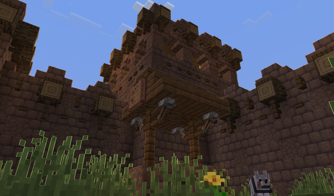 A Fortress of packed mud Minecraft Map