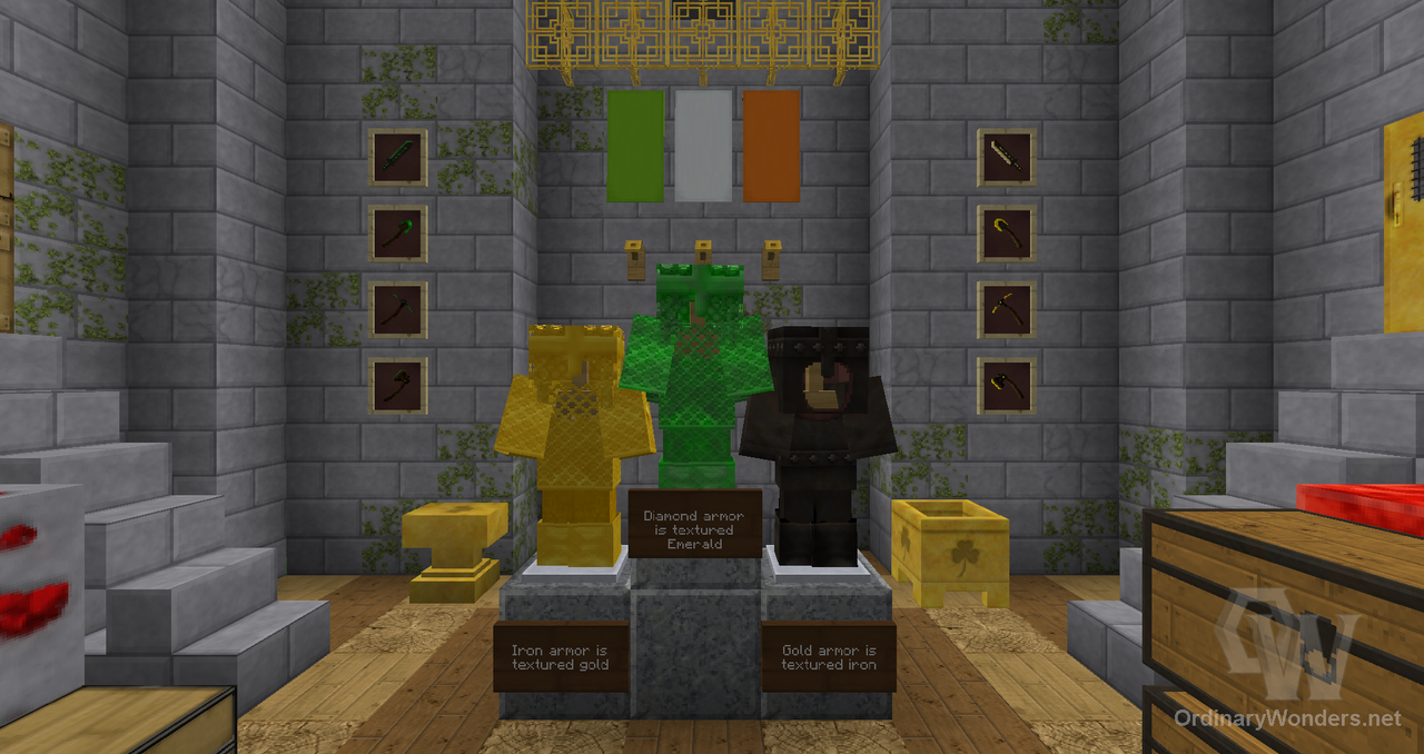 St. Patrick's Day Wonder Addon 1.14 to 1.20.4 Minecraft Texture Pack