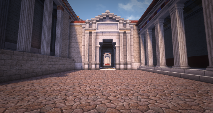 A Roman forum - Conquest Reforged Minecraft Map