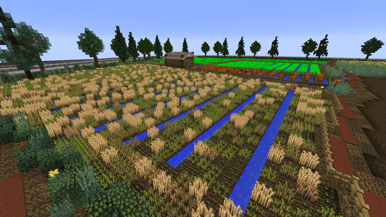 Building Farm for RP server project Minecraft Map