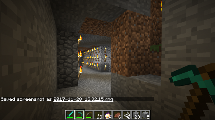 big mine and house Minecraft Map