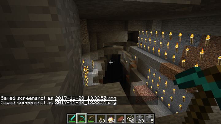 big mine and house Minecraft Map