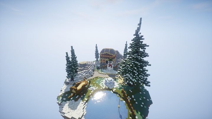 Winter SkyWars Spawn Minecraft Map