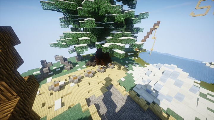 Winter SkyWars Spawn Minecraft Map