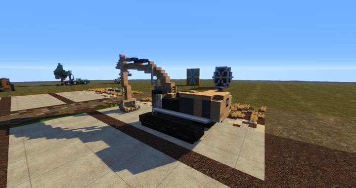 CAT 390FL Excavator Minecraft Map