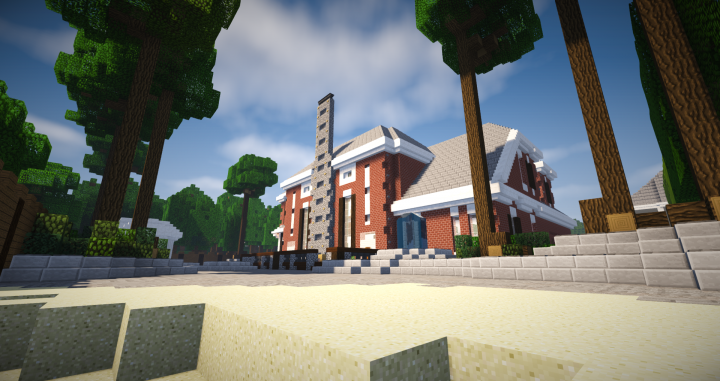 Brick Mansion 9 Minecraft Map