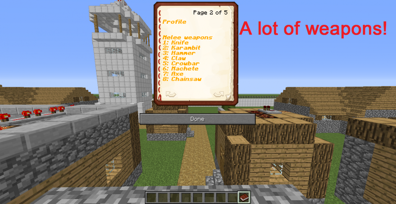 gun shooter 1.12.2 V0.5 Minecraft Map