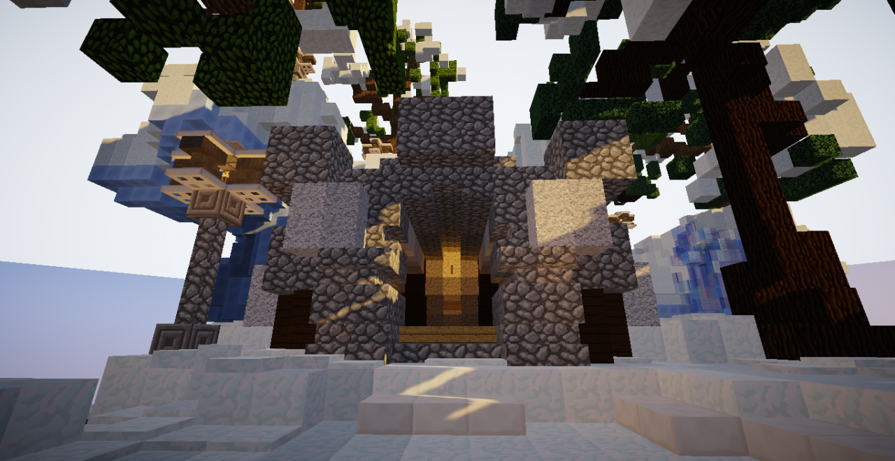 Winter waiting lobby | +Download Minecraft Map