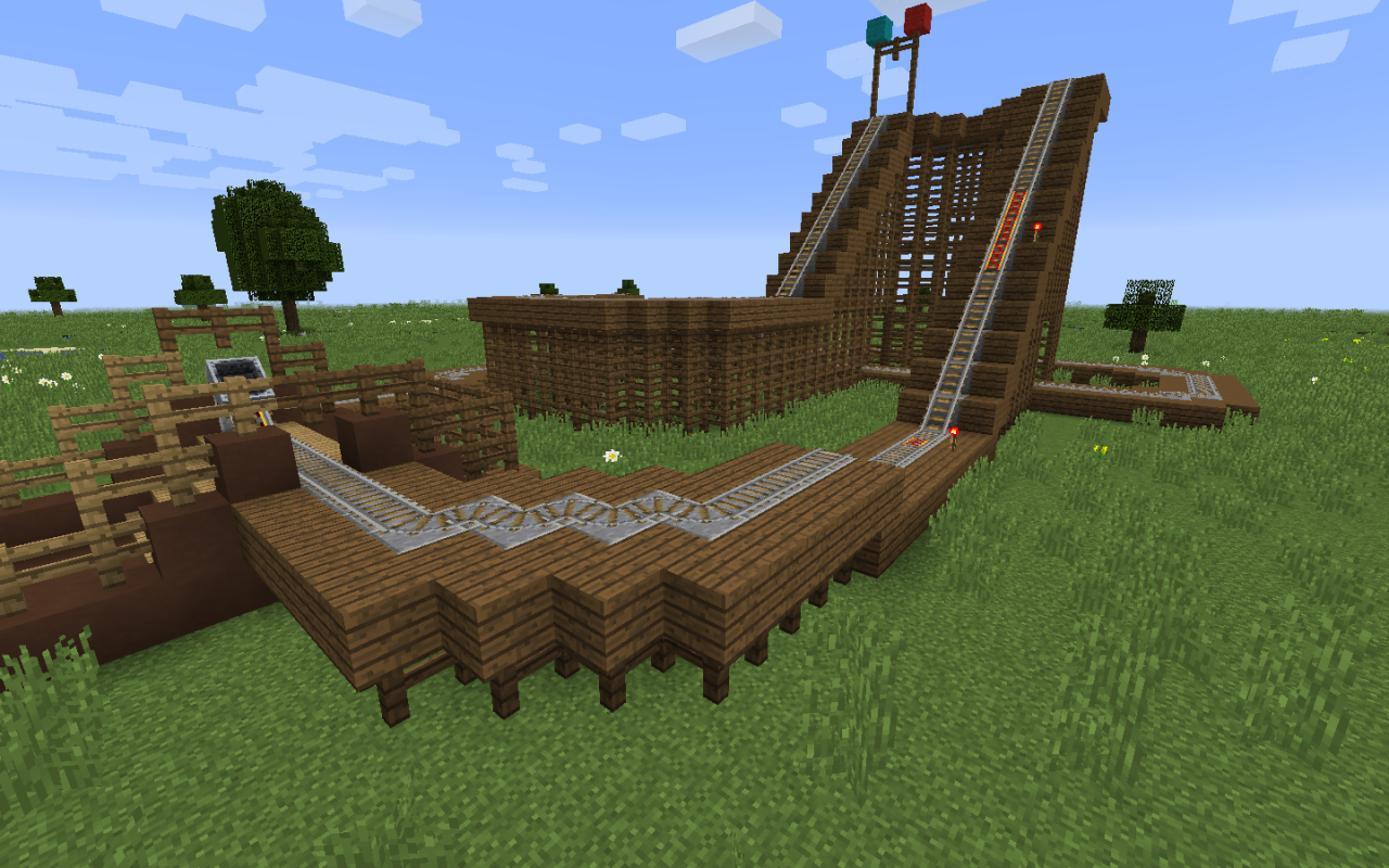NWE Wooden Coaster Minecraft Map