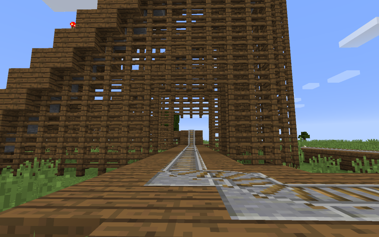 NWE Wooden Coaster Minecraft Map