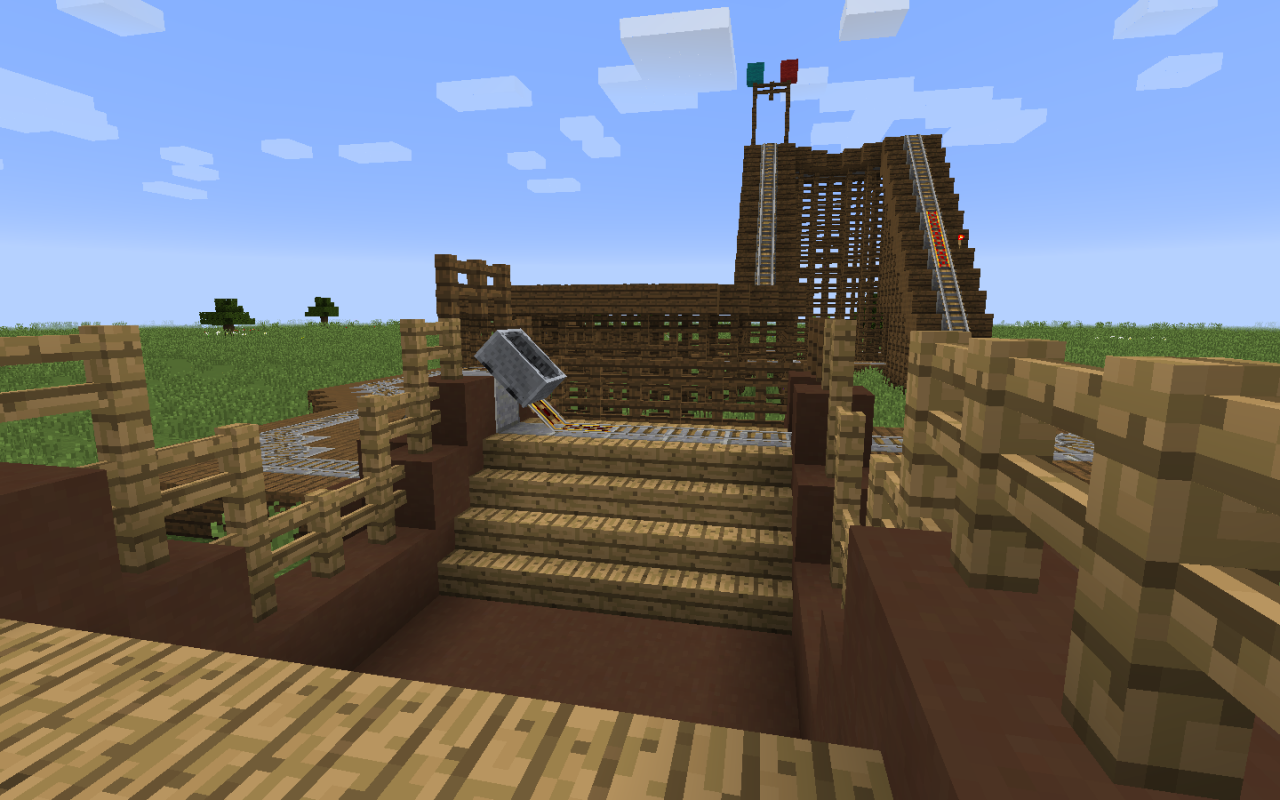NWE Wooden Coaster Minecraft Map