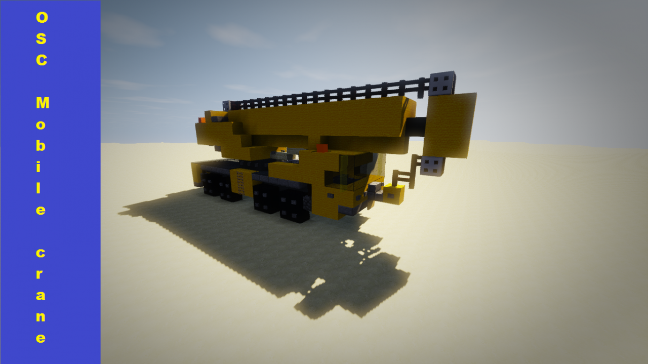 OSComp. Mobile crane Minecraft Map