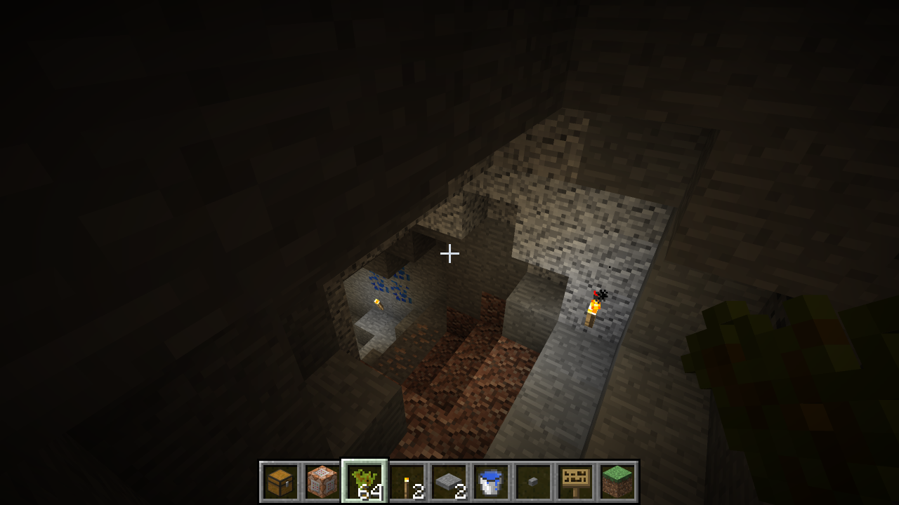 exploring the caves Minecraft Map