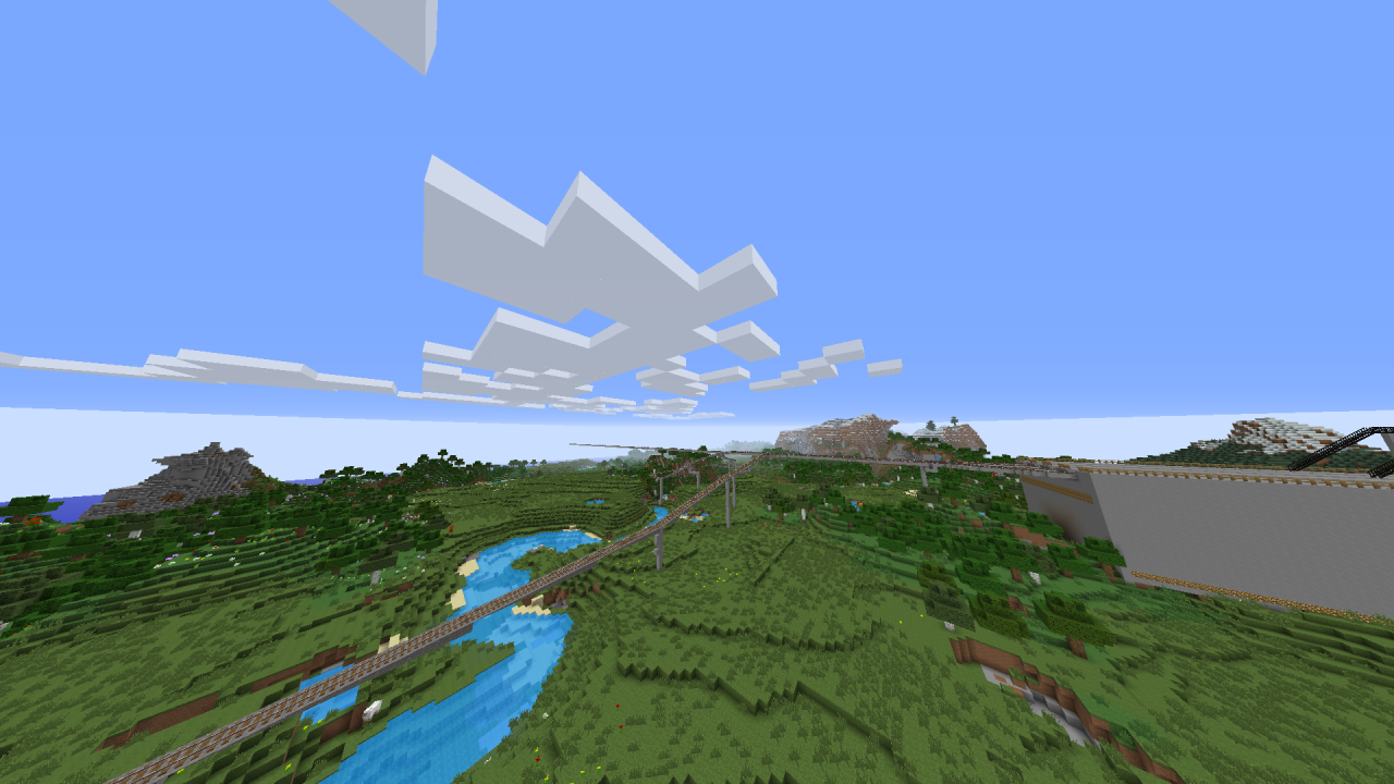 Minecraft RealTrainMod 1.7.10 map Minecraft Map