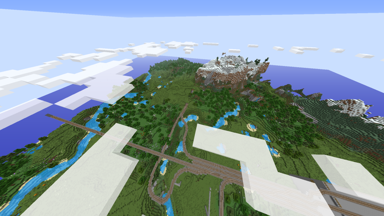 Minecraft RealTrainMod 1.7.10 map Minecraft Map