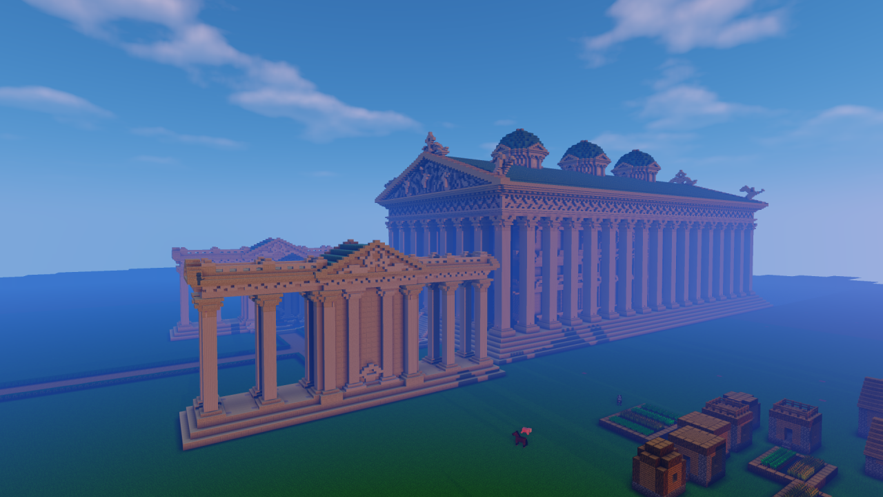 Neoclassical Temple 2 (mausoleum) Minecraft Map