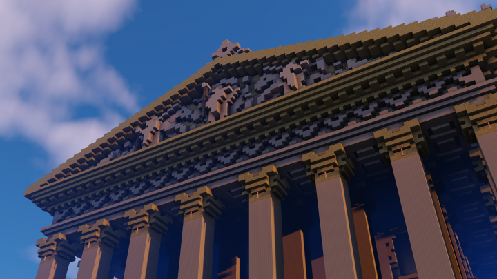 Neoclassical Temple 2 (mausoleum) Minecraft Map