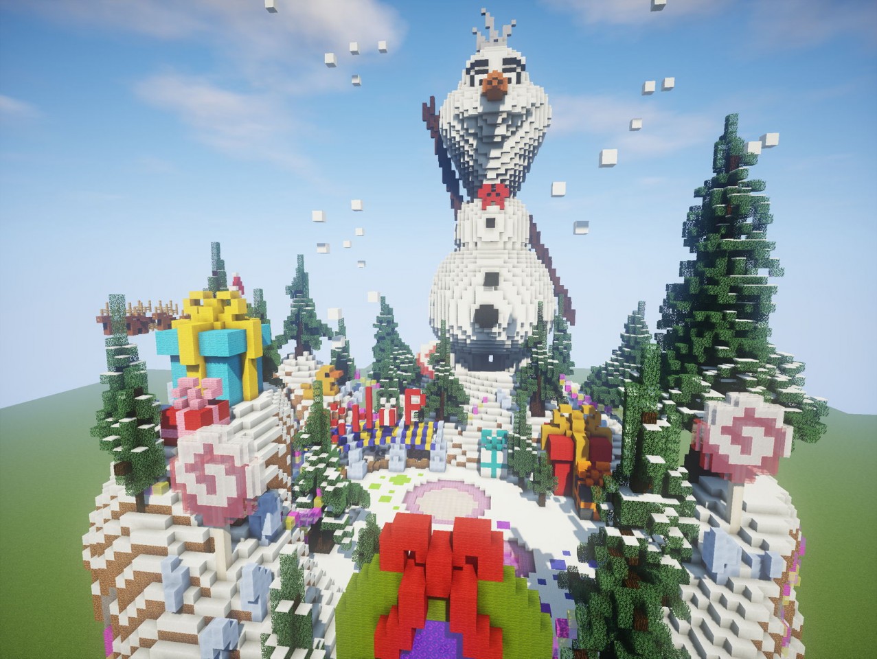Olaf Winter Lobby Minecraft Map