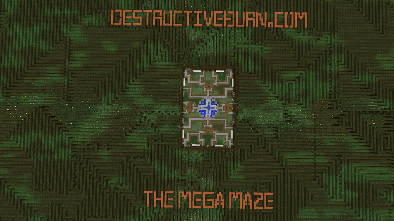The Mega Maze Minecraft Map
