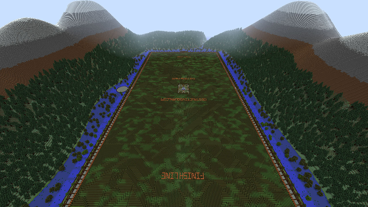 The Mega Maze Minecraft Map