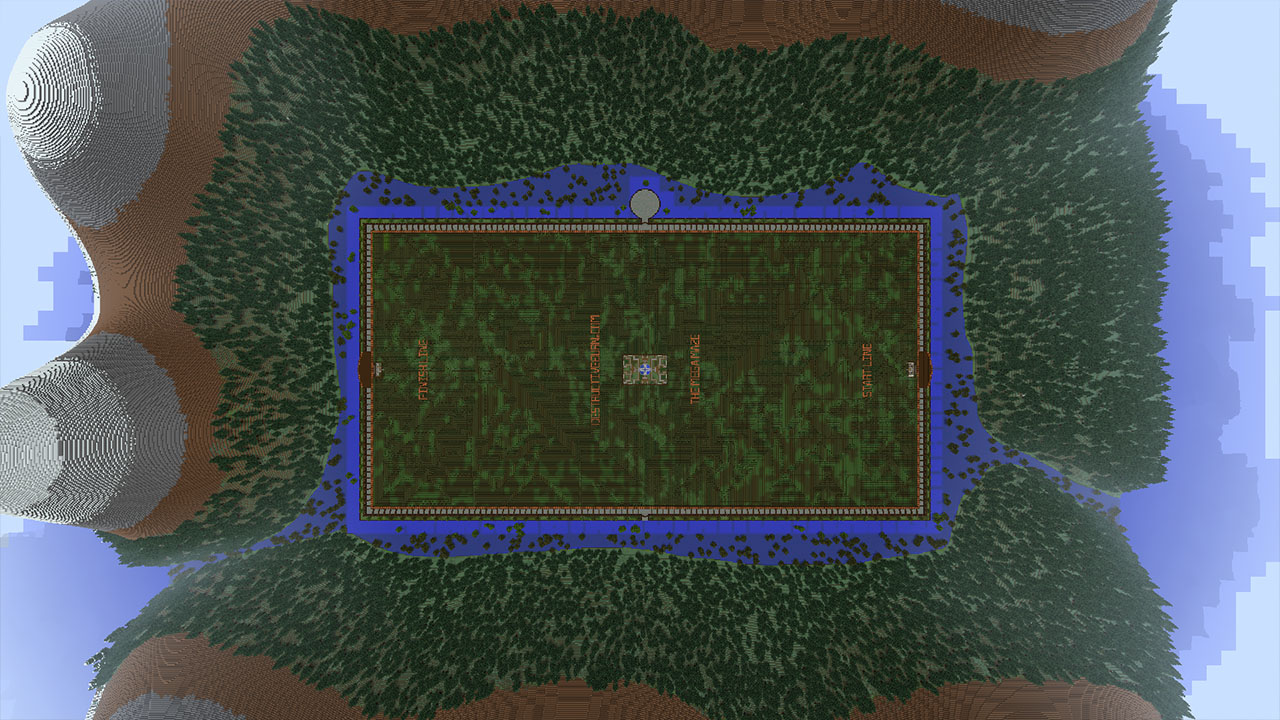 The Mega Maze Minecraft Map