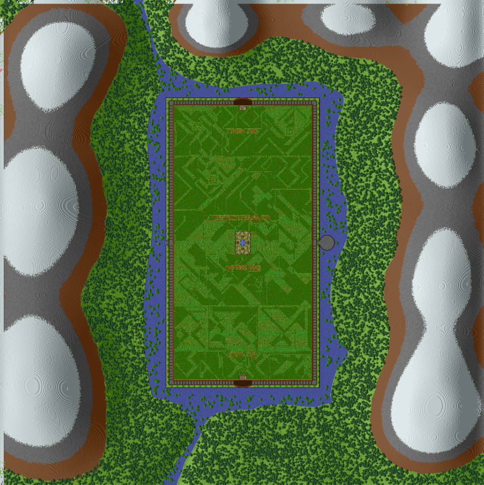 The Mega Maze Minecraft Map