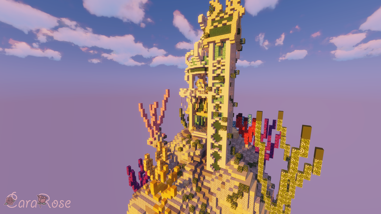 Coral Reef | Little Palace Underwater | Minecraft Timelapse Minecraft Map