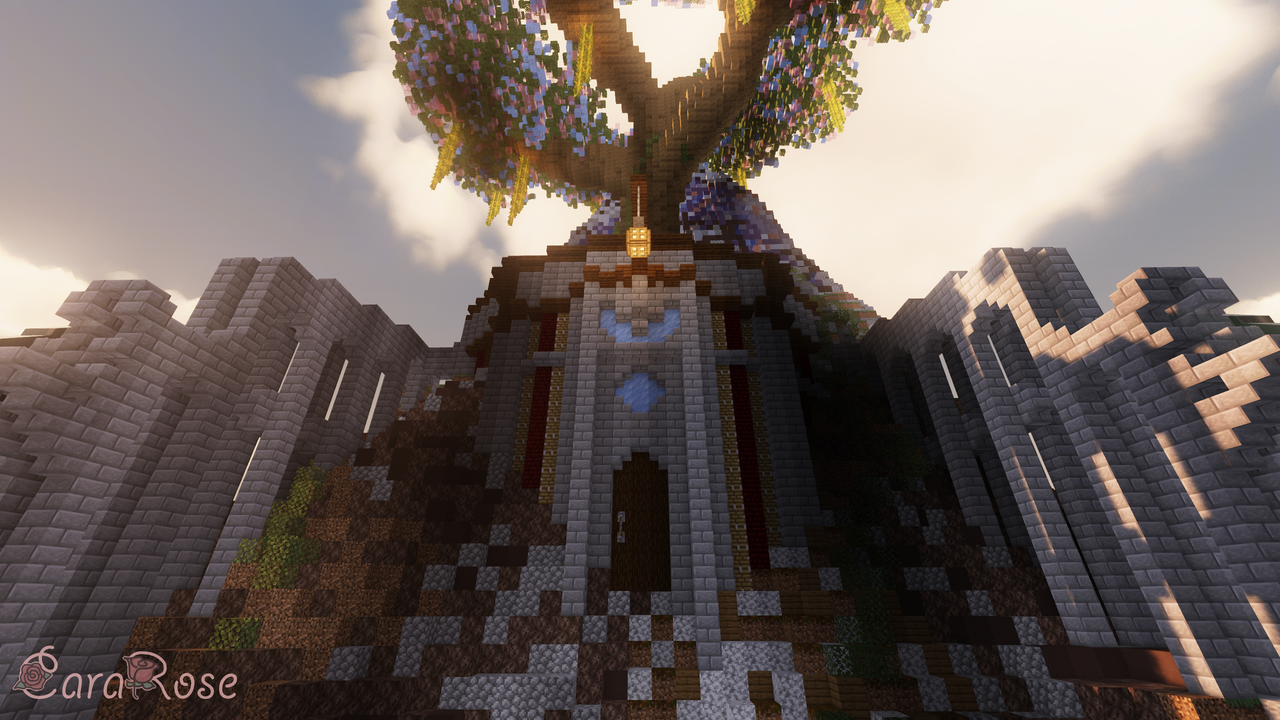 Lost in Paradise | Medieval Temple | Landscape | Minecraft Timelapse ...