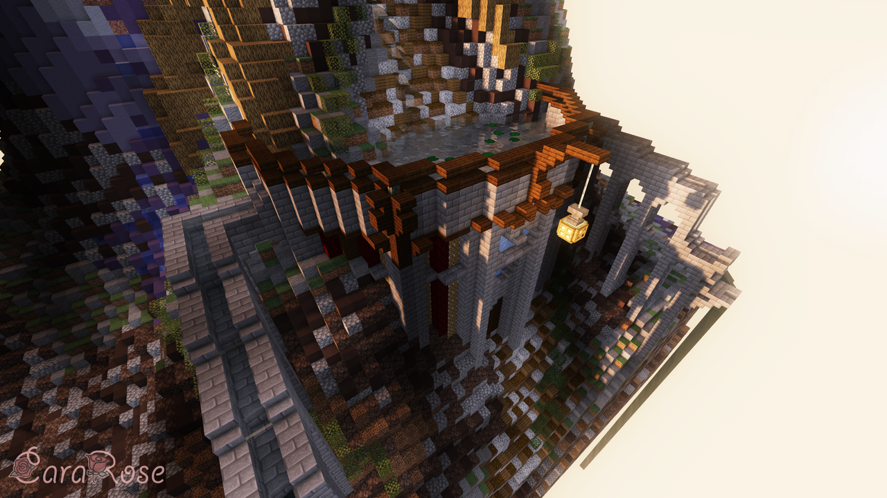 Lost in Paradise | Medieval Temple | Landscape | Minecraft Timelapse ...