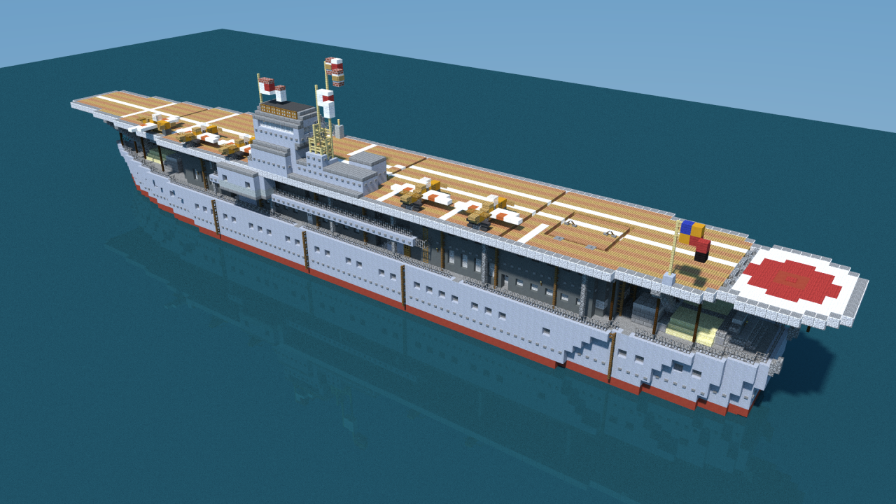 Japanese Navy Carrier WWII Minecraft Project