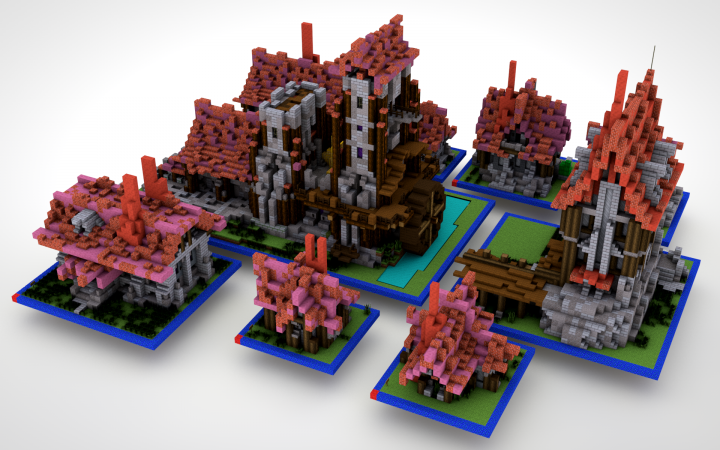 Medieval Buildings Bundle Minecraft Map