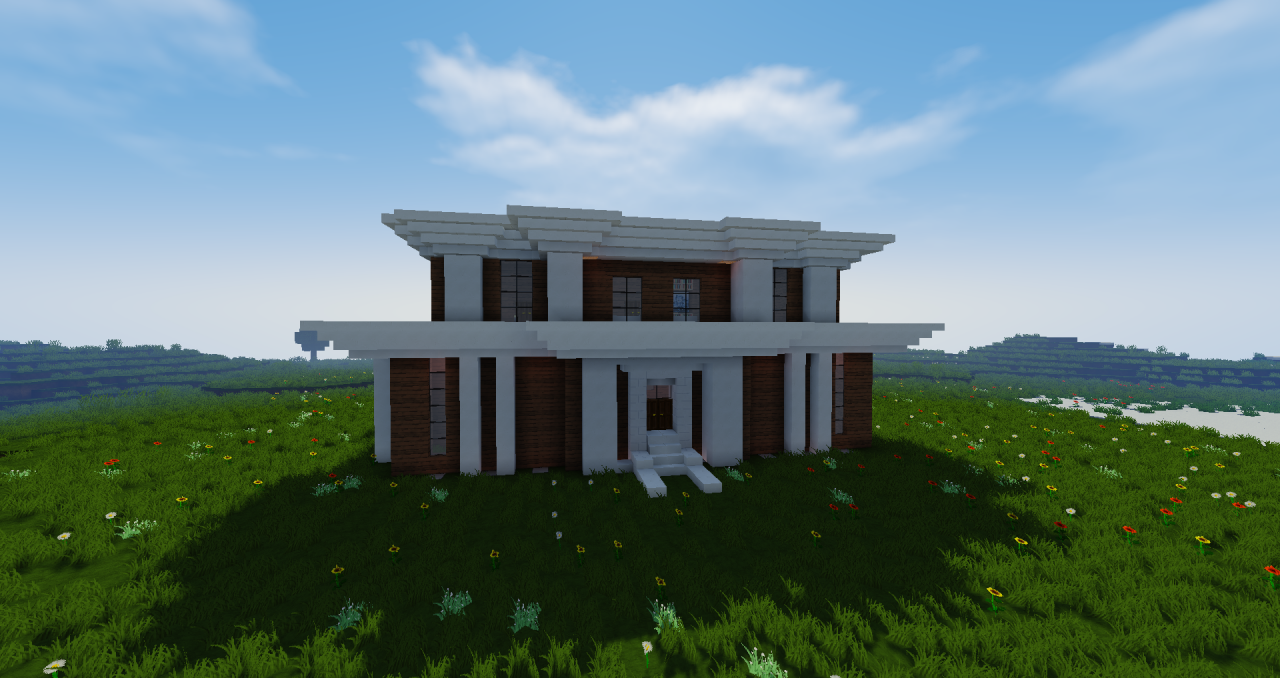 Modern Villa House Minecraft Map