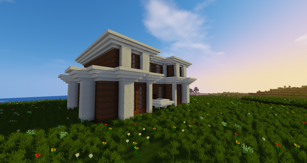 Modern Villa House Minecraft Map
