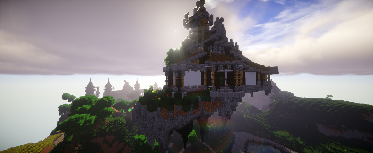Quaint Farmhouse in the Sky Minecraft Map
